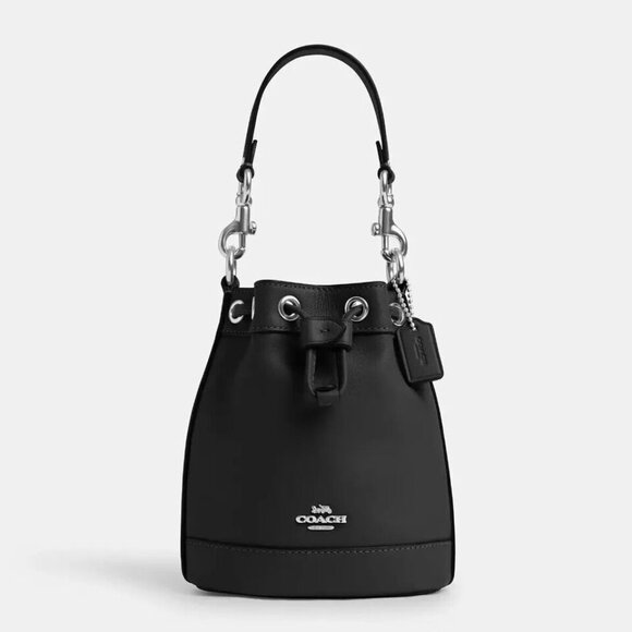 Coach | Bags | Coach Mini Bucket Bag Svblack Cr44 Nwt | Poshmark